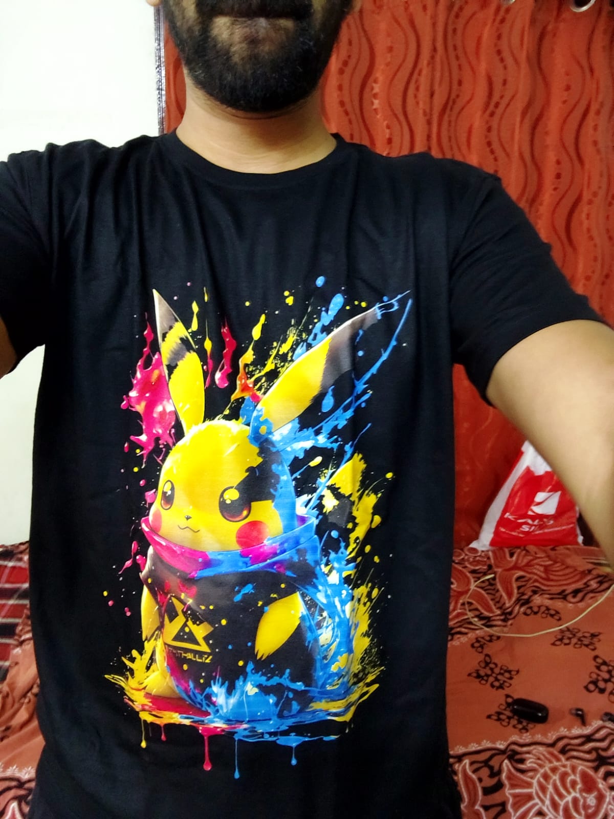 Pikachu Tshirt for Men and Women - VanarAgni